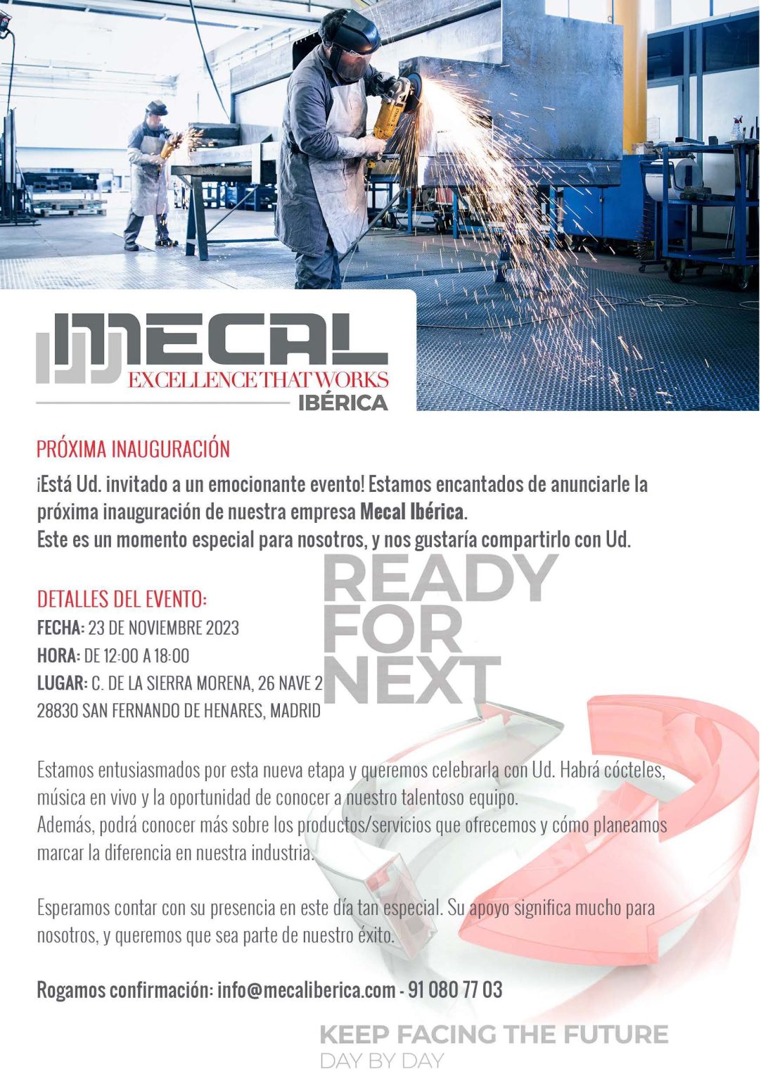 Evento inauguración Mecal Ibérica el 23 de Noviembre de 2023 - Mecal ...